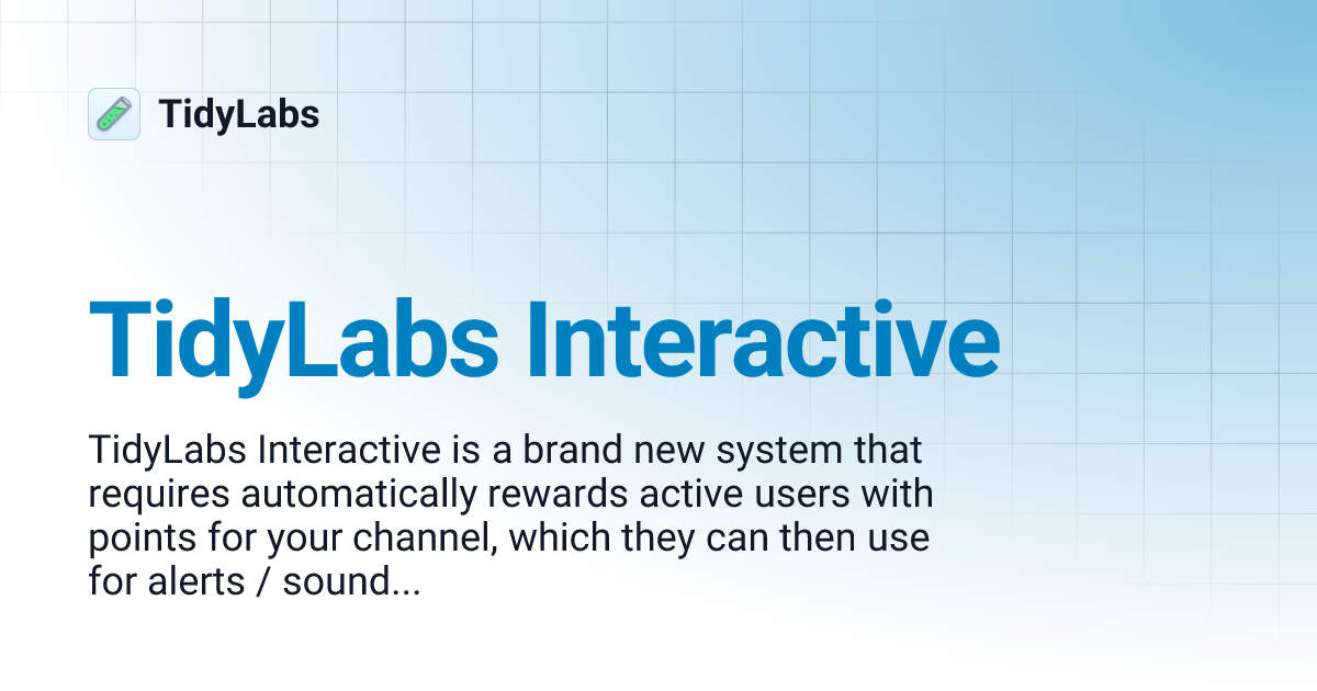 TidyLabs Interactive | TidyLabs